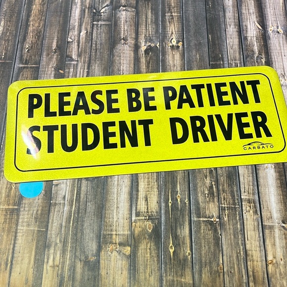 Carbato | Accessories | 5for Student Driver Please Be Patient Sticker ...